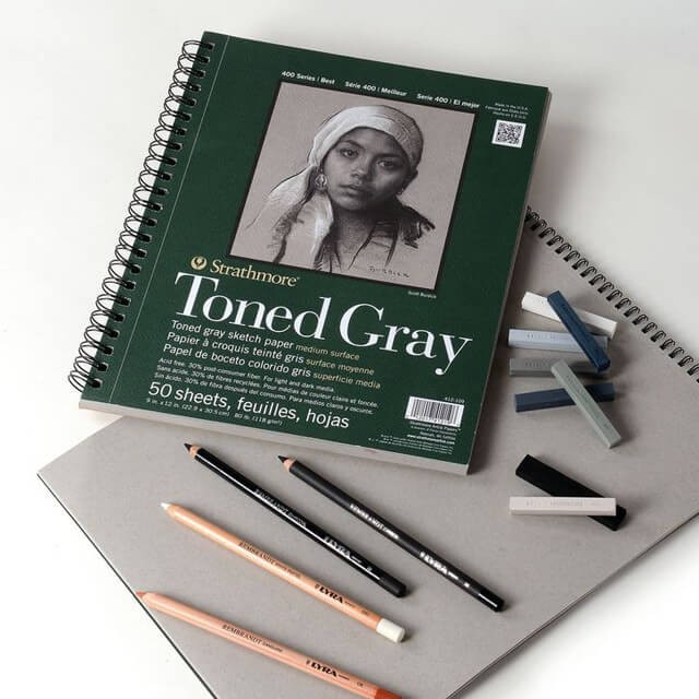 Jual Strathmore - Toned Grey Sketchpad 118gsm - 400 Series - Bali Art ...