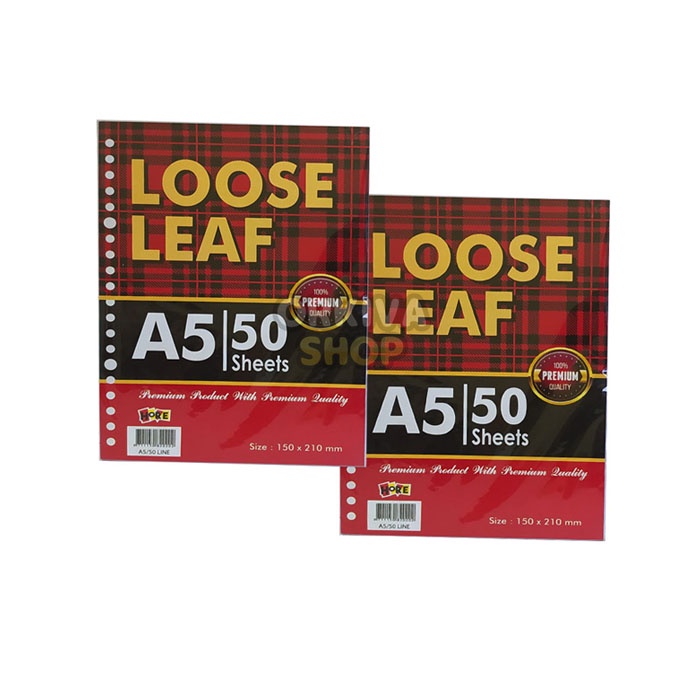 Jual Loose Leaf / Kertas Binder Putih HORE A5 (Line/Garis) | Shopee ...