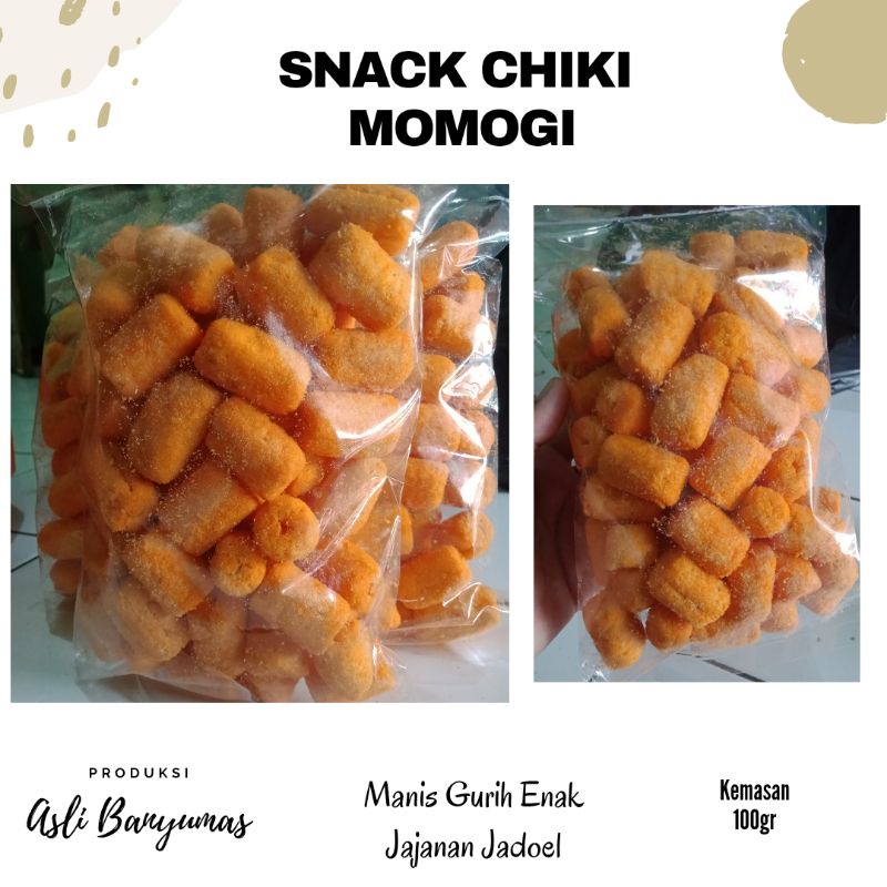 Jual SNACK CHIKI MOMOGI | KHAS BANYUMAS | HARGA TERJANGKAU | FREE GIFT ...