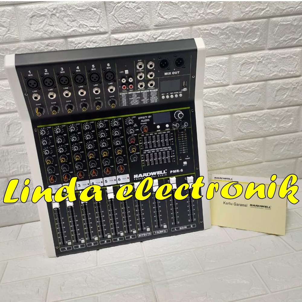 Jual power mixer hardwell pmr6 6 channel hardwell pmr 6 ORYGINAL ...
