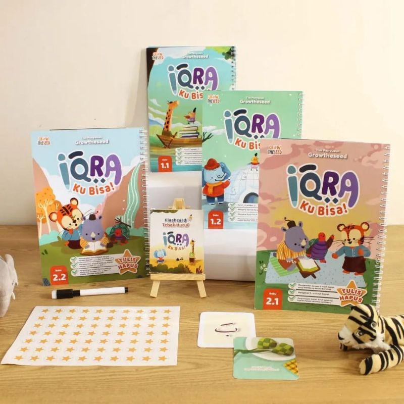 Jual Iqra Ku Bisa versi Terbasi (Satu Set isi 4 Buku) | Shopee Indonesia
