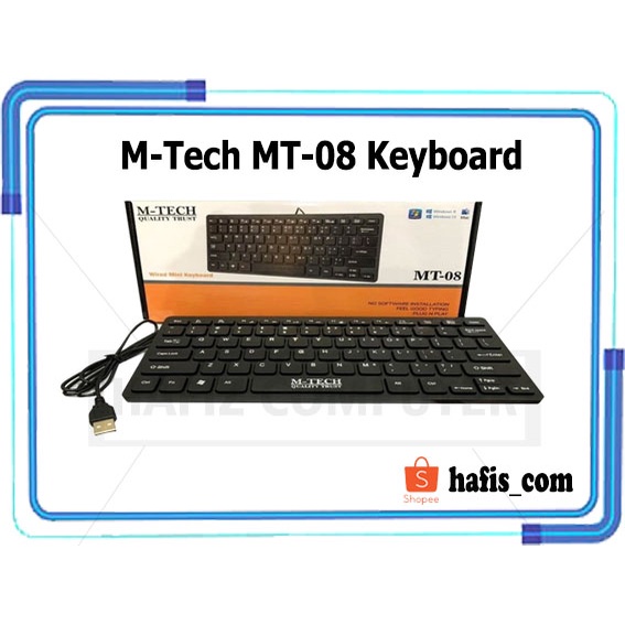 Jual M-Tech MT-08 Keyboard Wired USB Mini Multimedia | Shopee Indonesia
