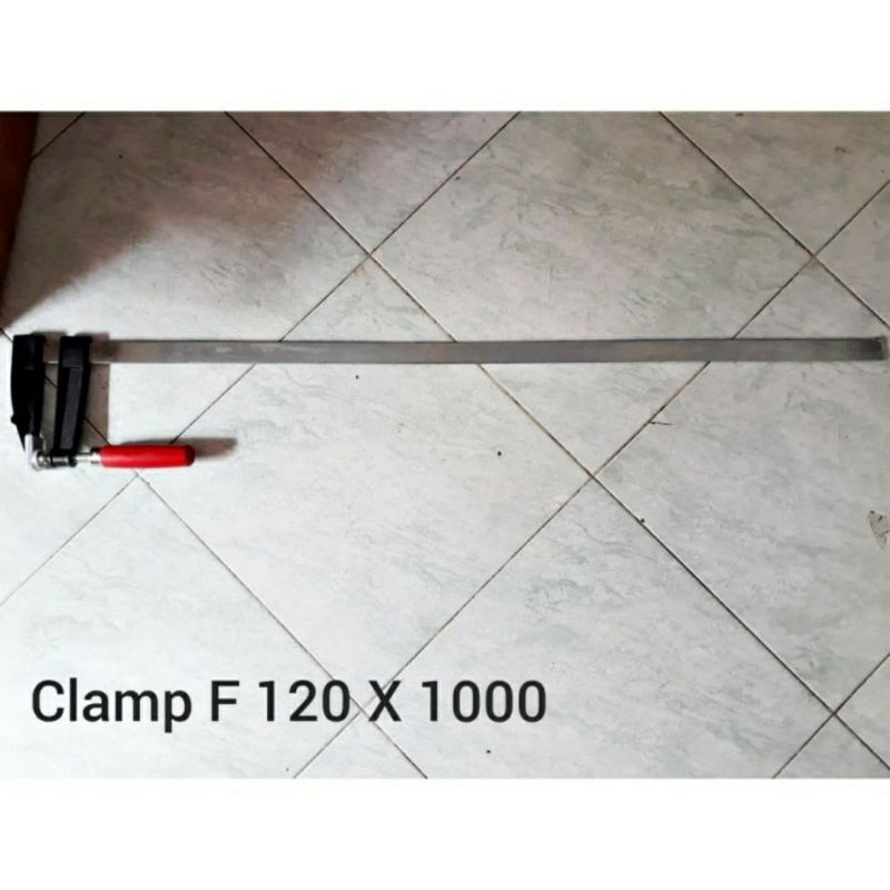 Jual clamp kayu 1meter / clamp F 100cm x 12cm / klem 1m / catok F 1 ...