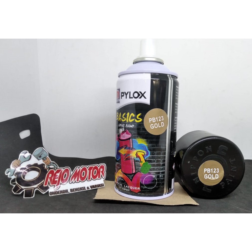 Jual Pylox Pilox Basic Atau Cat Semprot Nipon Paint Pilok PB 123 Gold ...