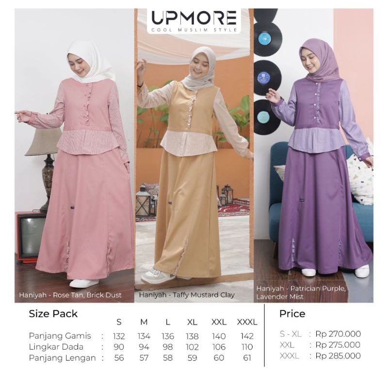 Jual UPMORE | Haniyah Patrician Purple - Lavender Mist | Haniyah Rose ...