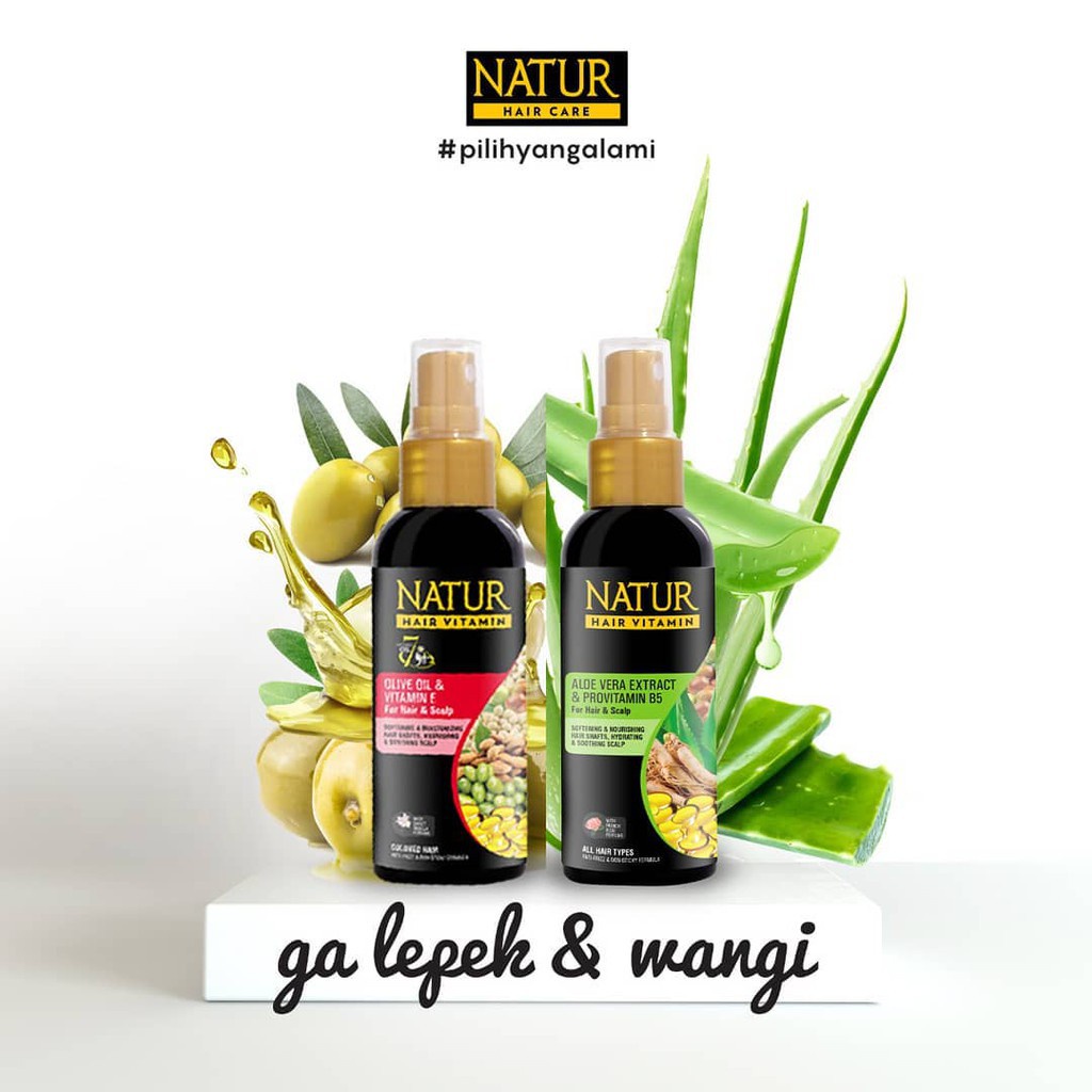Jual Natur Hair Vitamin 80 mL - Vitamin Rambut Natur - Menutrisi rambut ...