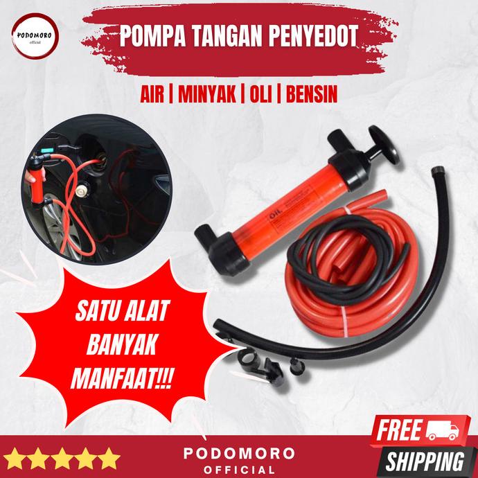 Jual Transfer Pump Alat Pompa Tangan Penyedot Sedot Air Minyak Bensin ...