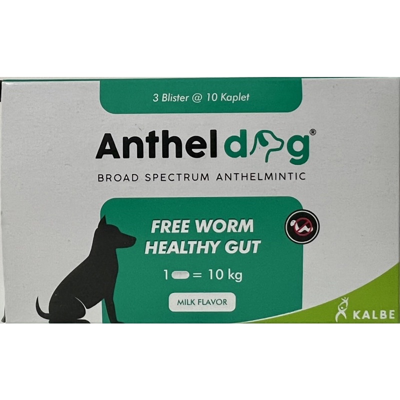 Jual obat cacing anjing Kalbe Anthel Dog (tablet) | Shopee Indonesia