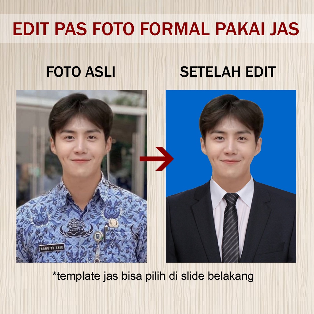 Jual Edit Pas Foto, Edit Jas, Edit Background | Shopee Indonesia
