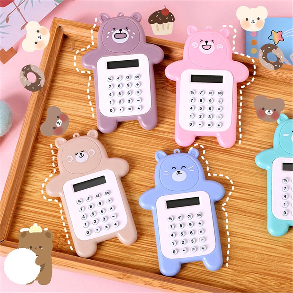 Jual Calculator Kalkulator 8 Digit Mini Portable Desain Kartun Beruang ...