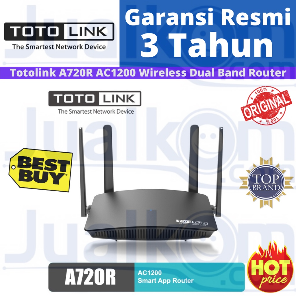 Jual Totolink A720R AC1200 Wireless Dual Band Router | Shopee Indonesia