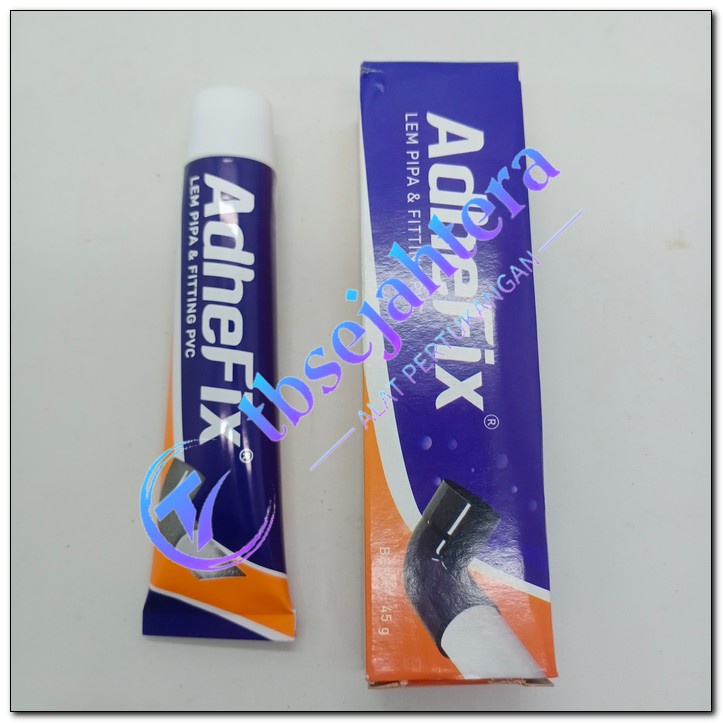 Jual lem pipa tube / lem PVC / fitting pvc adhefix 45 gr | Shopee Indonesia