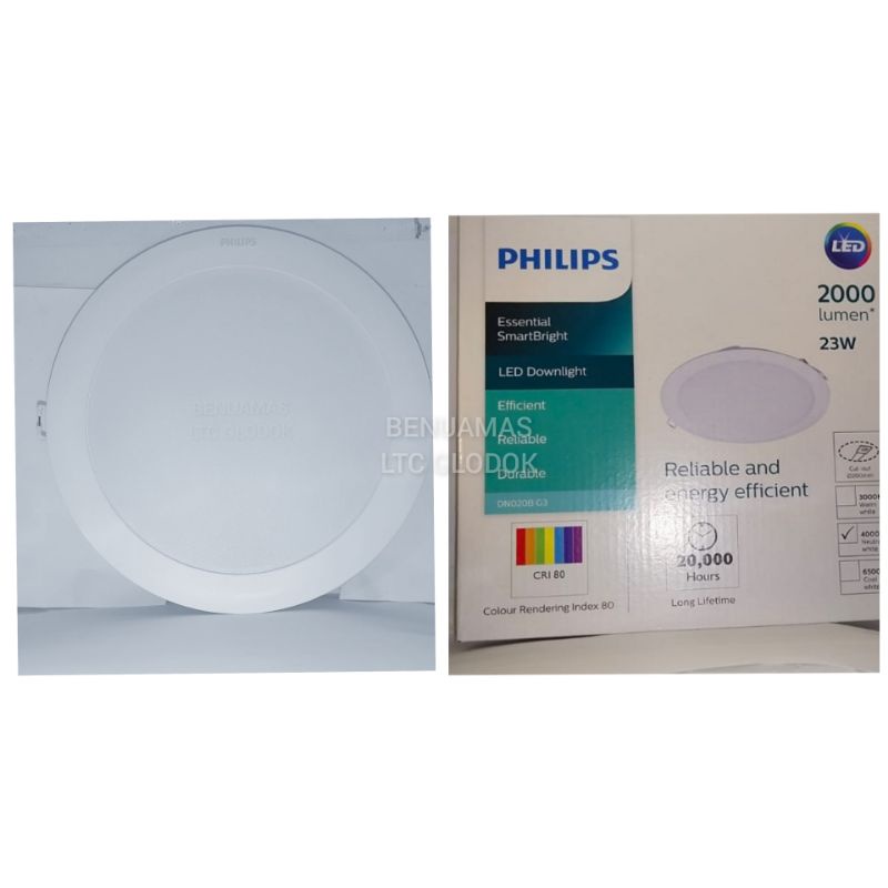 Jual PHILIPS DOWNLIGHT LED DN020B G3 23Watt 6500K/4000K/3000K | Shopee ...