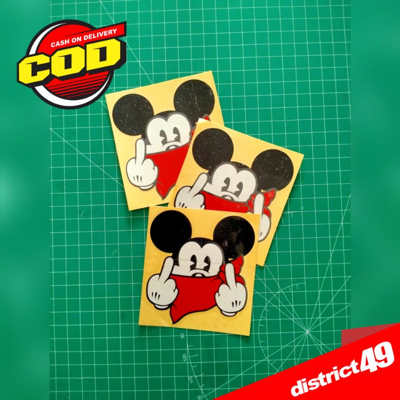 Jual Sticker Cutting - Stiker cutting Mickey - Stiker Mickey Mouse ...