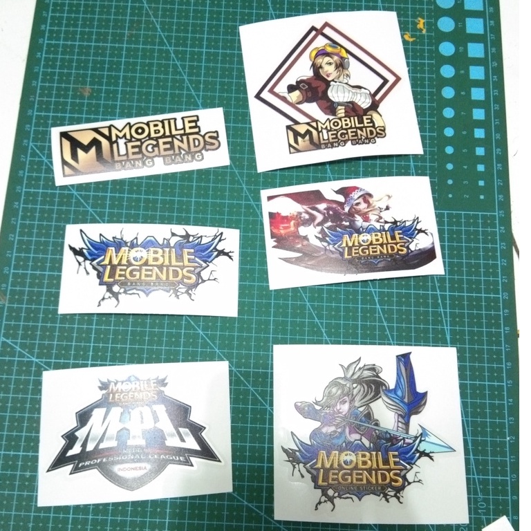 Jual stiker Mobile Legends Bahan Terbaru (bukan vinly biasa) | Shopee ...