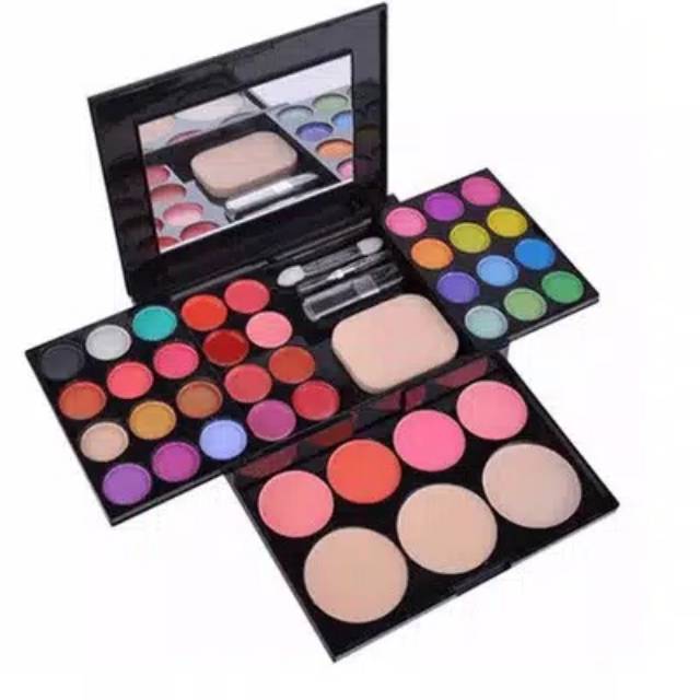 Jual ADS MAKEUP, sET MAKEUP KIT ADS 2 EYESHADOW PALETTE ( ADS 6328 ...