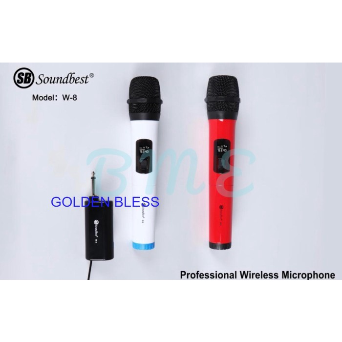 Jual Mic Wireless SB W8 / W-8 Original | Shopee Indonesia