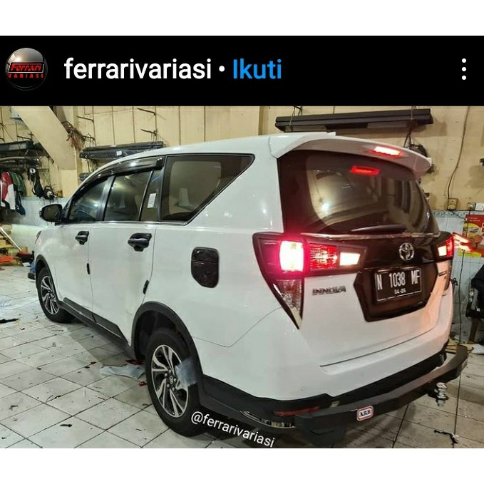 Jual bumper tanduk belakang full besi mobil innova reborn ferrari ...