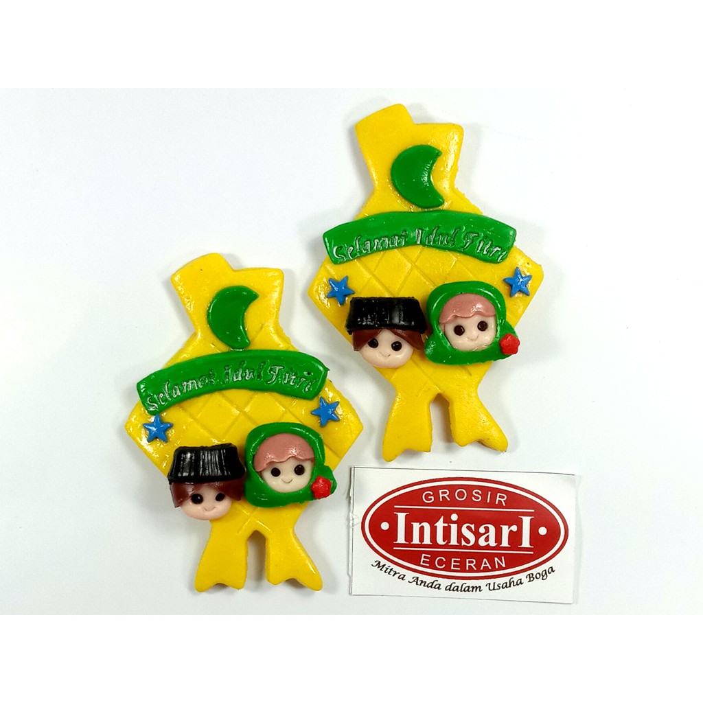 Jual Clay Idul Fitri LCL 2125 Ketupat Kuning Set 2 / Hiasan Kue ...