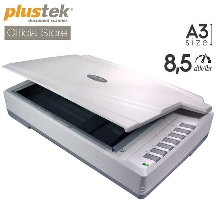 Jual Scanner Plustek OpticPro A320L - 8,5 Detik/lembar (A3 ) | Shopee ...