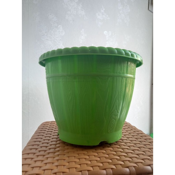 Jual pot gentong hijau corak kayu | Shopee Indonesia