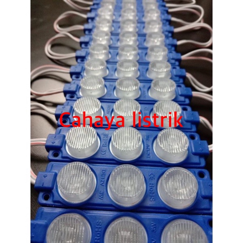 Jual Lampu Led Modul 3mata Smd 7520 3030 12volt Dan 24volt Waterproof 3