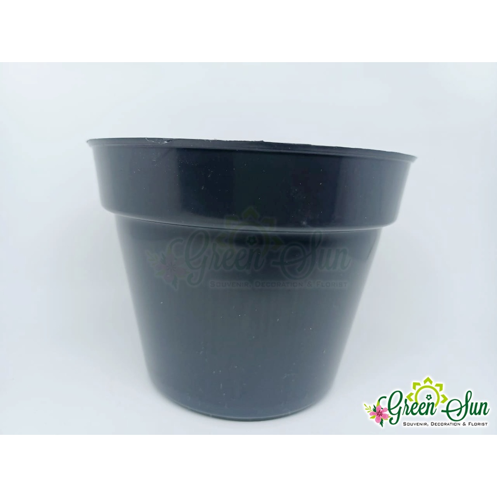 Jual Pot Hitam - diameter 12 cm | Shopee Indonesia