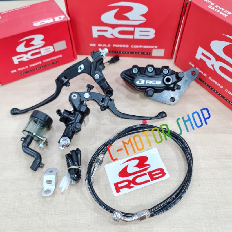 Jual PAKET MASTER REM RCB S 1 KANAN KIRI HANDLE KOPLING RCB S1 & KALIPER RCB & SELANG REM ...
