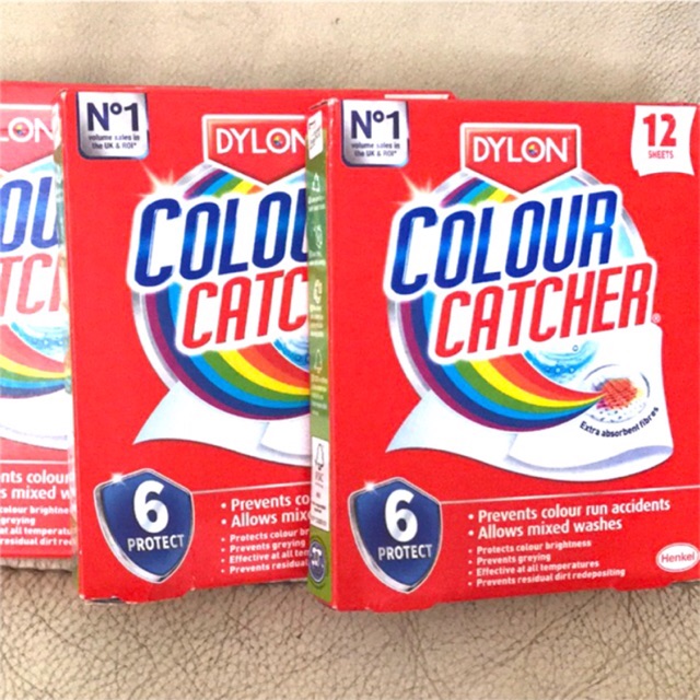 Jual Dylon Colour Catcher Sheet (1 box = 12 Sheets) | Shopee Indonesia