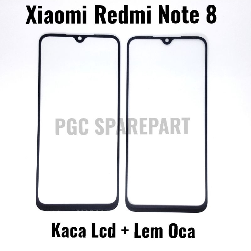 Jual Original Kaca LCD Glass Plus Lem Oca Xiaomi Redmi Note 8 (Lama 2019 bukan 2021) Mirip ...