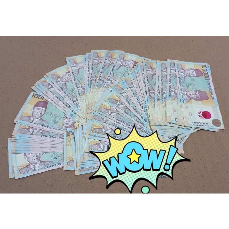 Jual UANG KUNO 100 RIBU POLYMER SOEKARNO HATTA | Shopee Indonesia