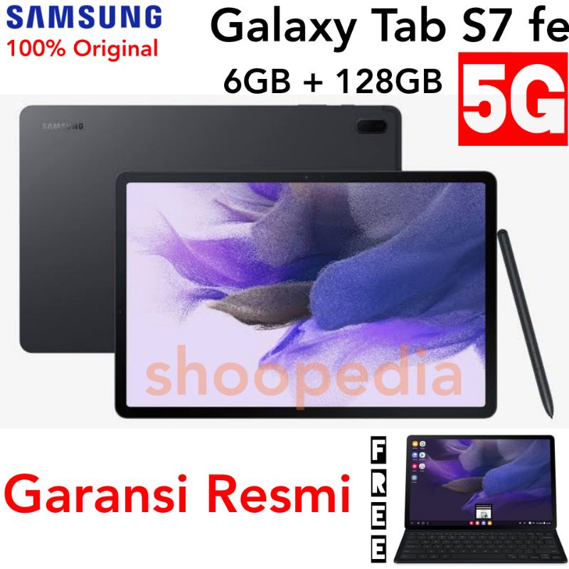 Jual Samsung Galaxy Tab S7 FE 5G Garansi Resmi S7FE S7E Tablet 12.4 inch | Shopee Indonesia