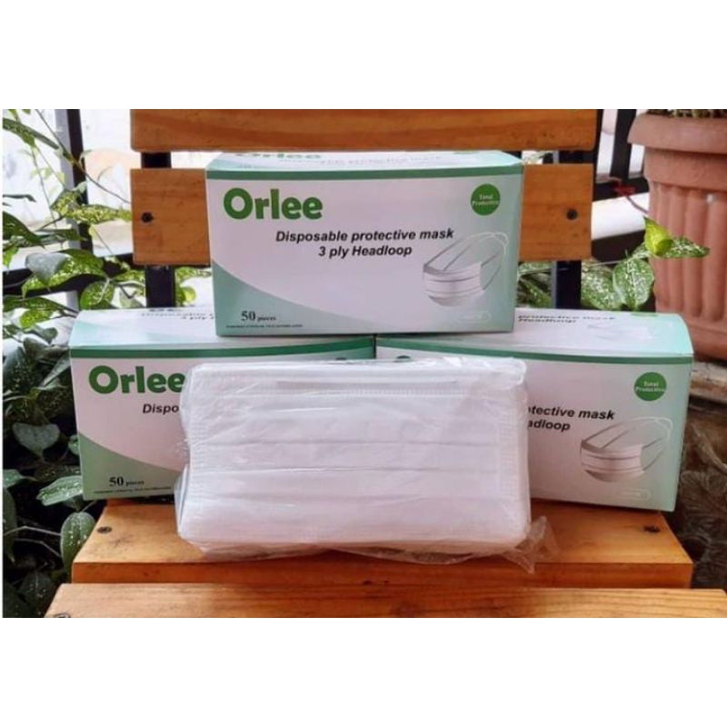 Jual Orlee Masker Disposable 3 ply isi 50 pcs ( Warna Lengkap) | Shopee ...