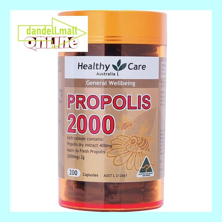 Jual Obts40 Ready Stock - Healthy Care Propolis 2000Mg - 200 Kapsul ...