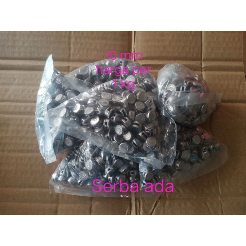 Jual Timah Segel 10mm - timah PDAM dan PLN 10 mm | Shopee Indonesia