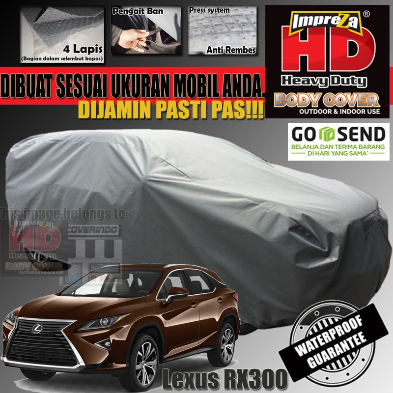 Jual IMPREZA HD Lexus RX300 Body Cover 100% WATERPROOF - EMPAT LAPIS ...