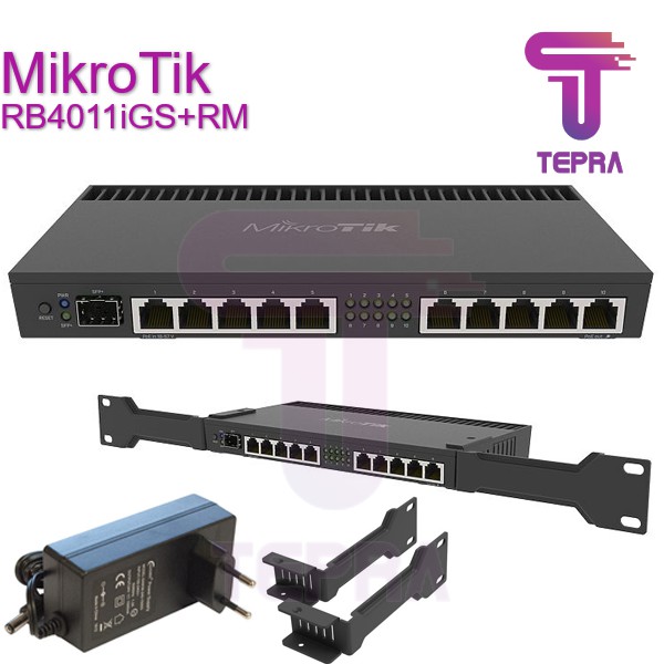 Jual MikroTik RB 4011 iGS + RM RB4011iGS+RM | Shopee Indonesia