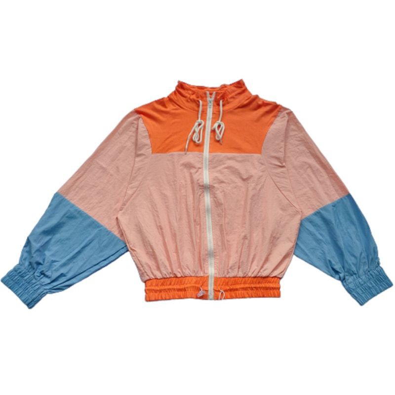 Jual Jaket Colorblock 3 tone | Shopee Indonesia