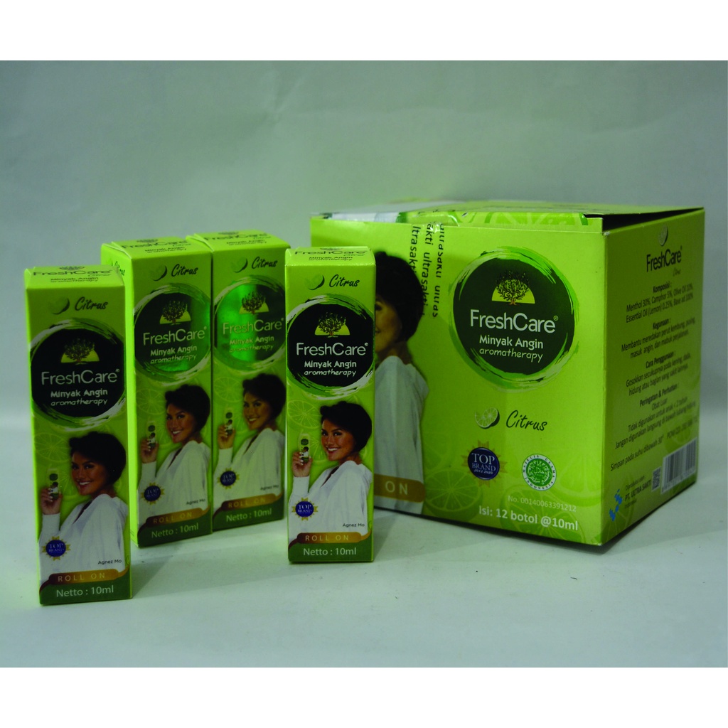 Jual Fresh Care / Freshcare Minyak Angin Aromatherapy Rasa Citrus 10 Ml ...