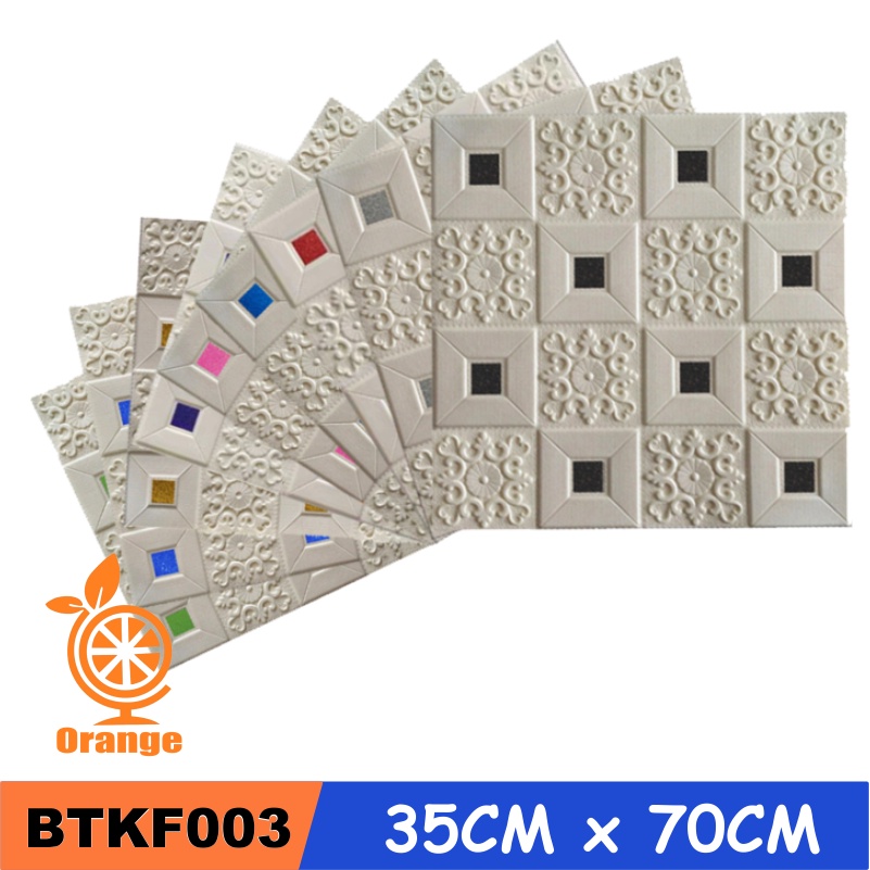 Jual Wallpaper 3D Foam Motif Batik Brickfoam 35 cm x 70 cm Foam Batik ...