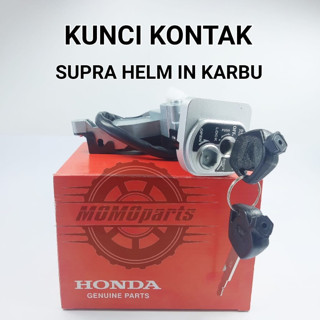 Jual ORIGINAL KUNCI KONTAK ASSY UNTUK MOTOR HONDA SUPRA X 125 HELM IN ...