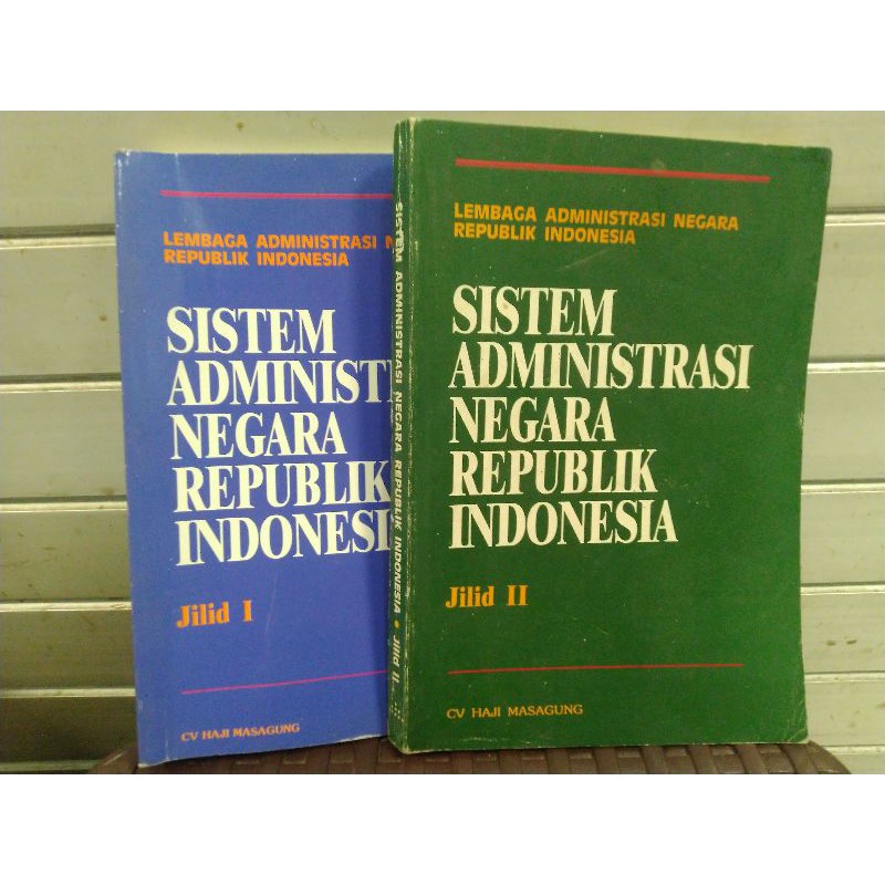 Jual SISTEM ADMINISTRASI NEGARA REPUBLIK INDONESIA OLEH LEMBAGA ...