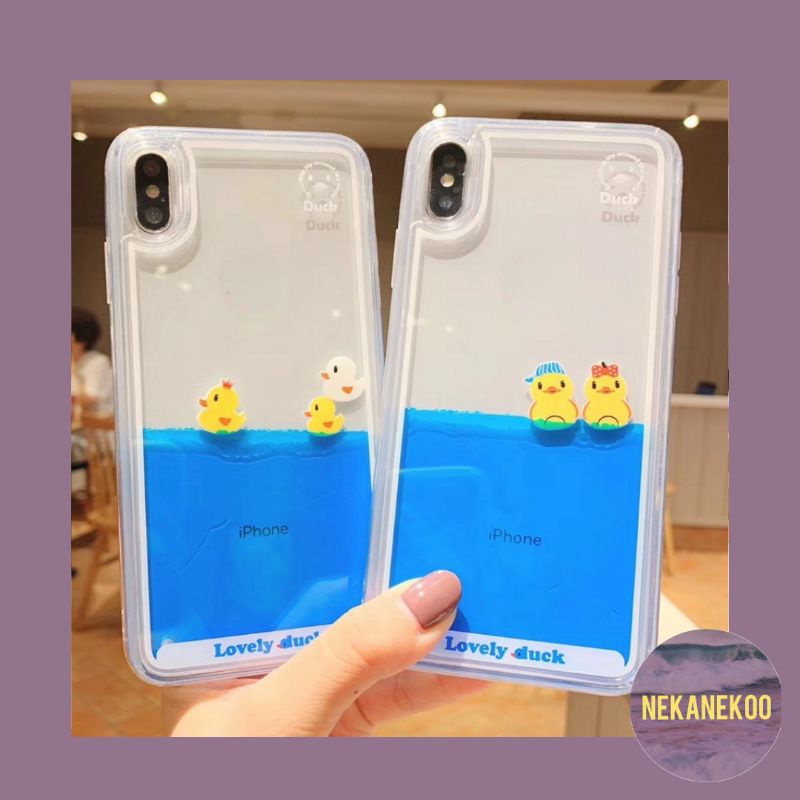 Jual CASE CASING IP IPHONE 11 AIR DUCK WATER QUICKSAND LUCU ANAK GEMESH ...