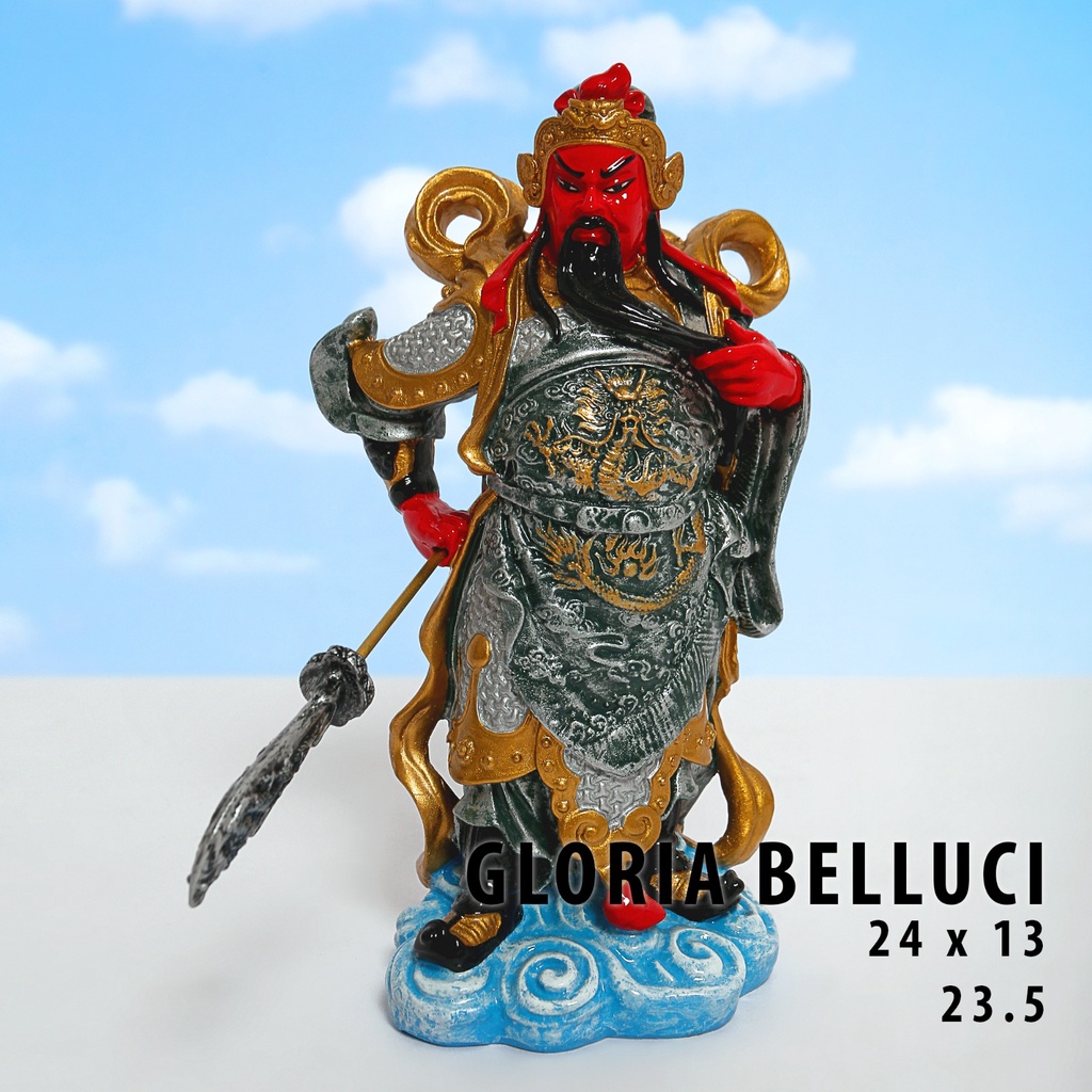 Jual Patung pajangan dewa kwankong guanyu statue kwan kong guang yu ...