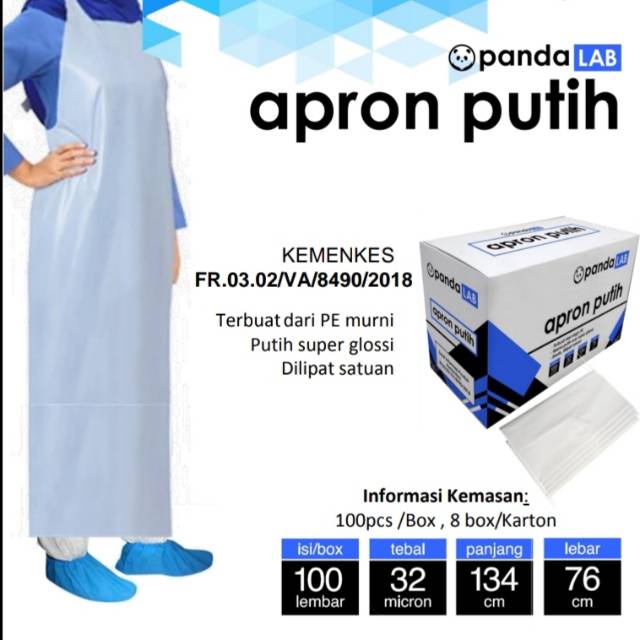 Jual Apron Putih Medis Rumah Sakit dan MultifungsiDisposible minimal ...
