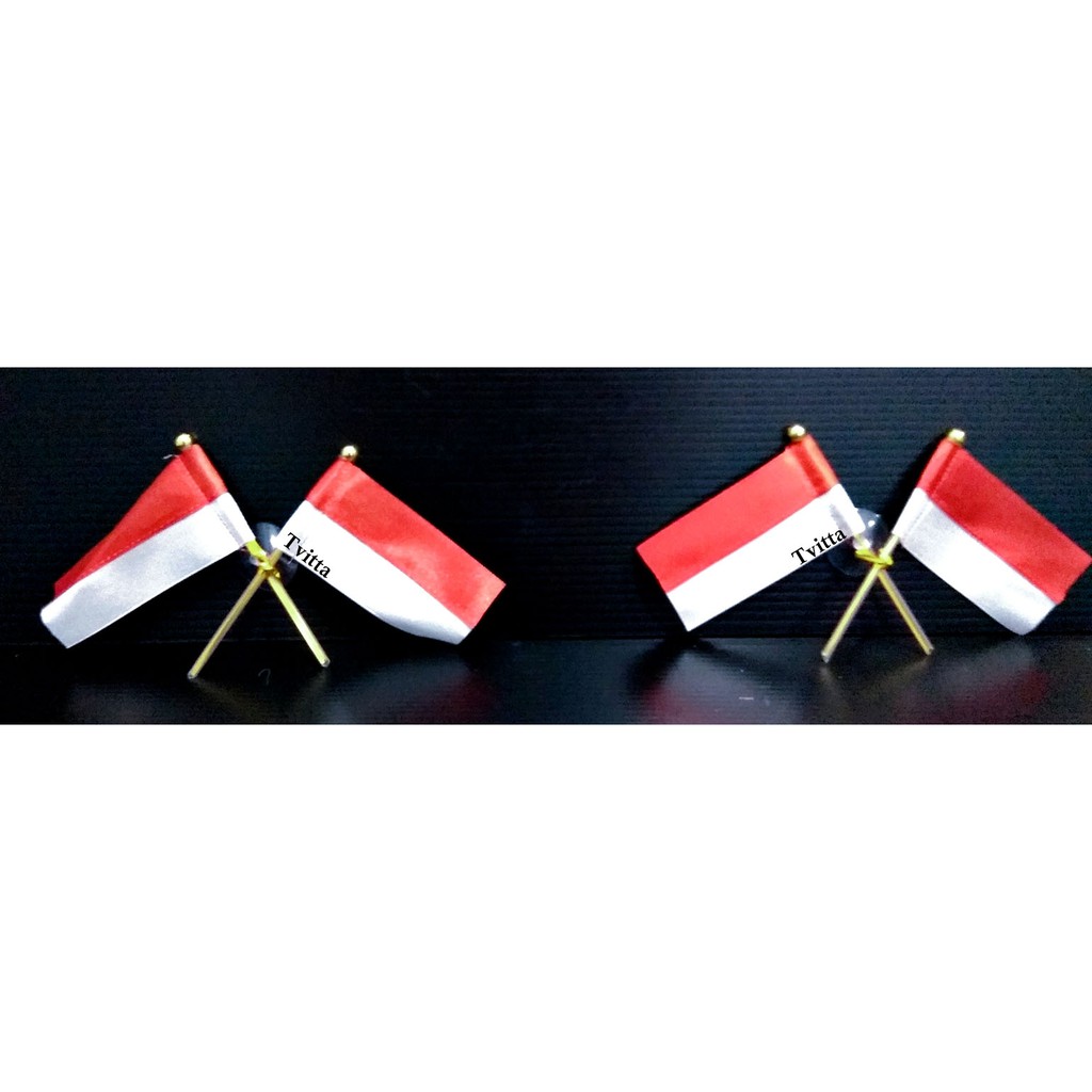 Jual Bendera Merah Putih Tempel Dekorasi Mobil (1 pasang) | Shopee ...