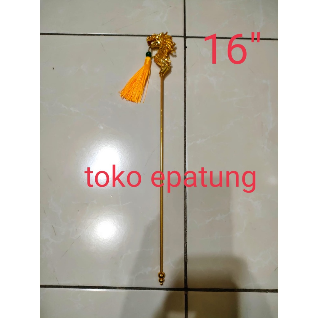 Jual Tongkat Naga Dewa Hok Tik Cin Sin/ Tua Pe Kong 16 inch / 40 cm ...