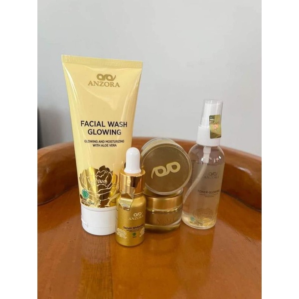 Jual ANZORA SKINCARE PAKET GLOW,ACNE,REMOVER ADS (ORIGINAL 100% ...