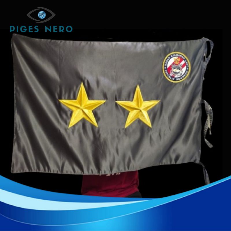 Jual Bendera Pataka Bintang Logo Bakamla Bordir 60 x 90 cm | Shopee ...