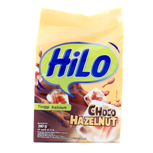 Jual HILO Choco Hazelnut 140gr - Susu Bubuk High Calcium Low Fat 10 x ...